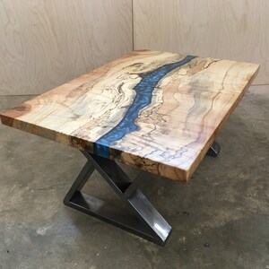 Order Now: Custom Live Edge River Coffee Table - Etsy