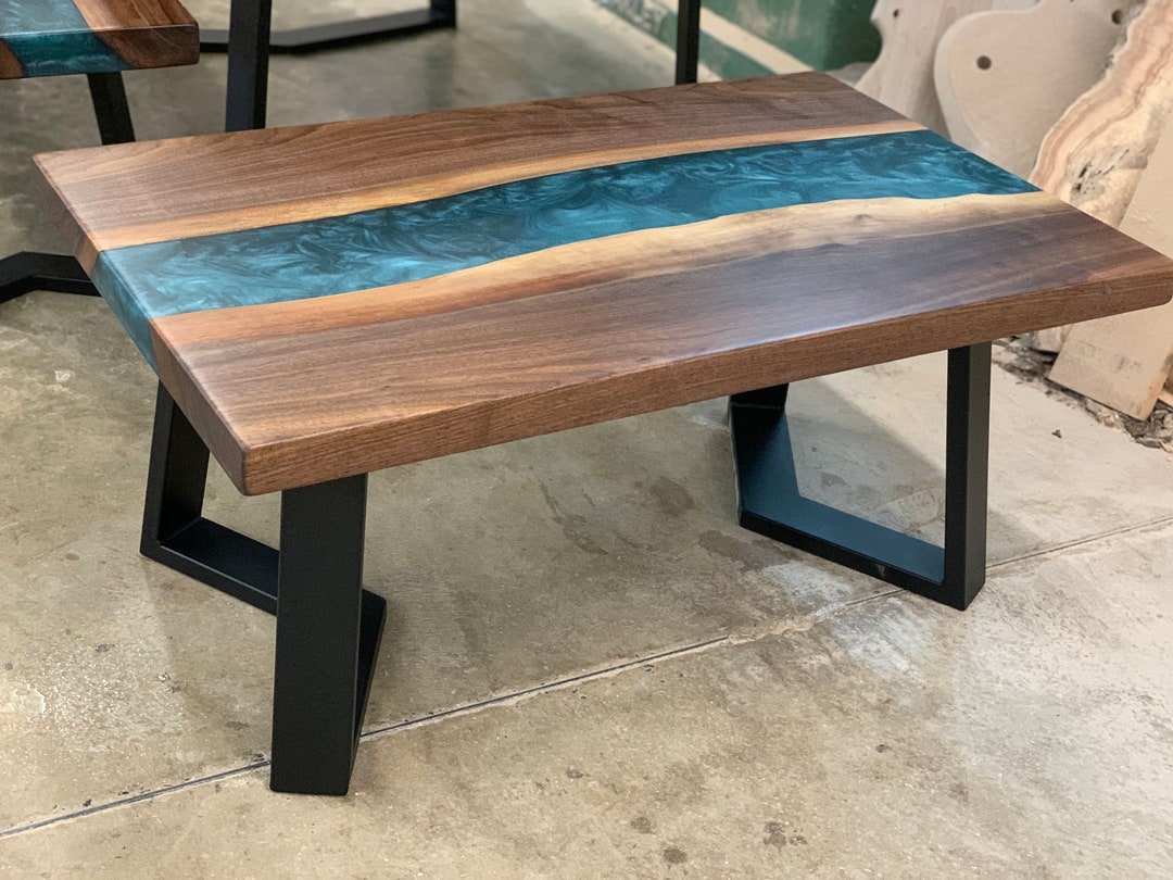 Order Now: Custom Live Edge River Coffee Table - Etsy