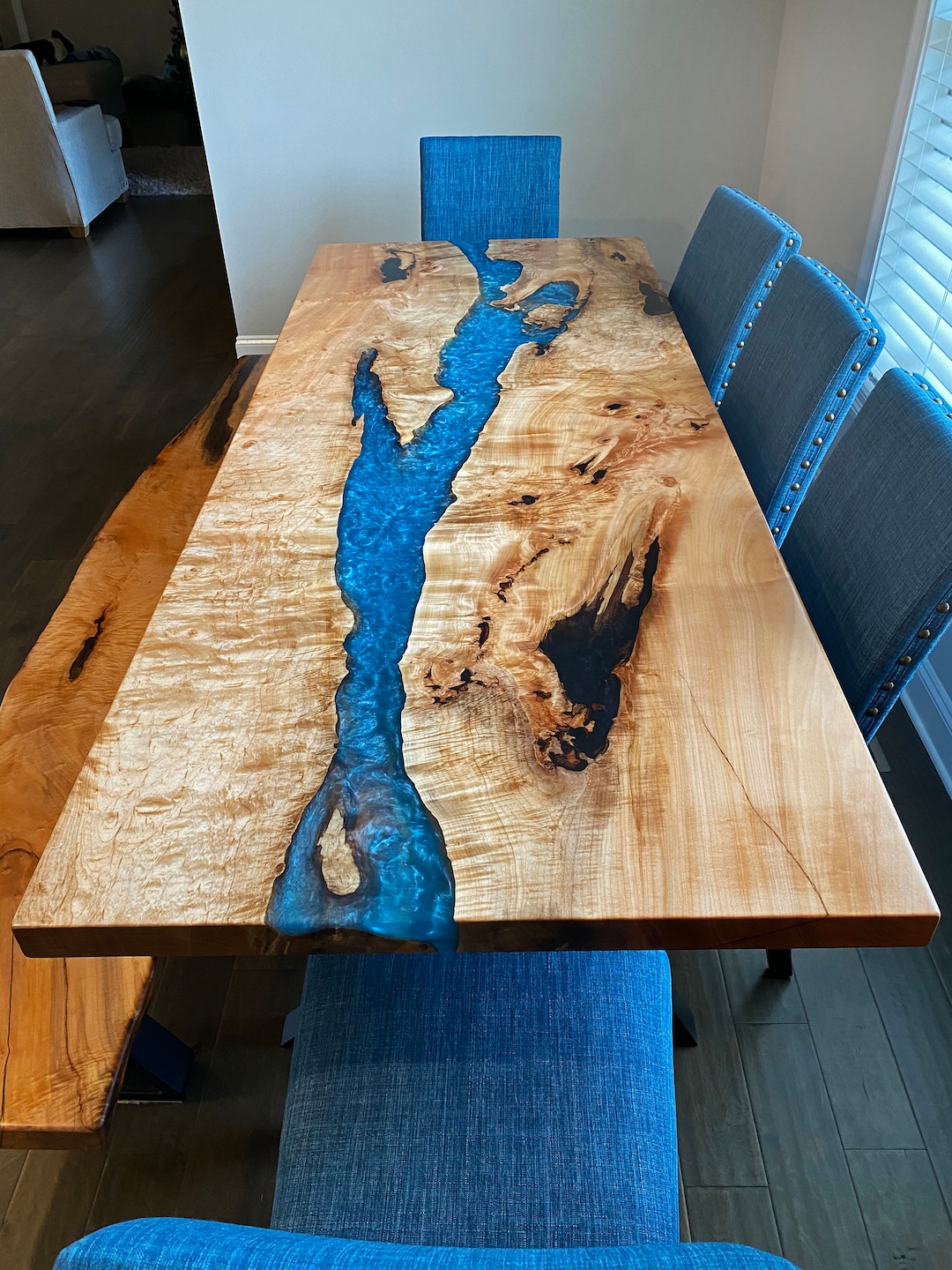 Message for Free Quote for Your Custom Live Edge River Tables ...