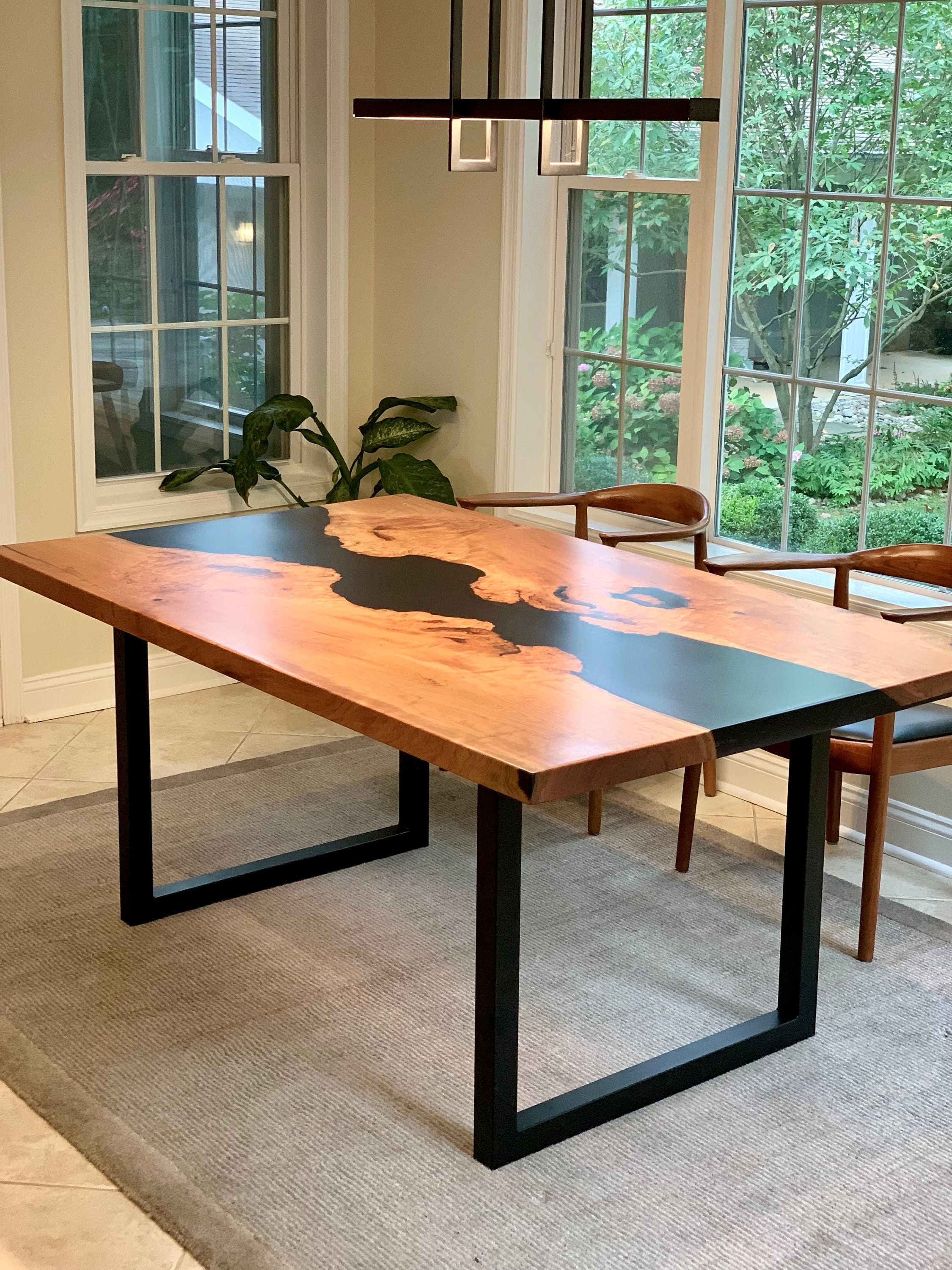 Custom Live Edge River Tables Dining Table Conference - Etsy