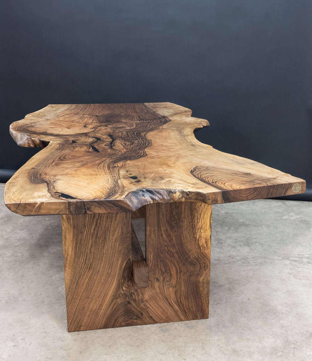 Order Now: Handcrafted Solid Live Edge Table - Etsy