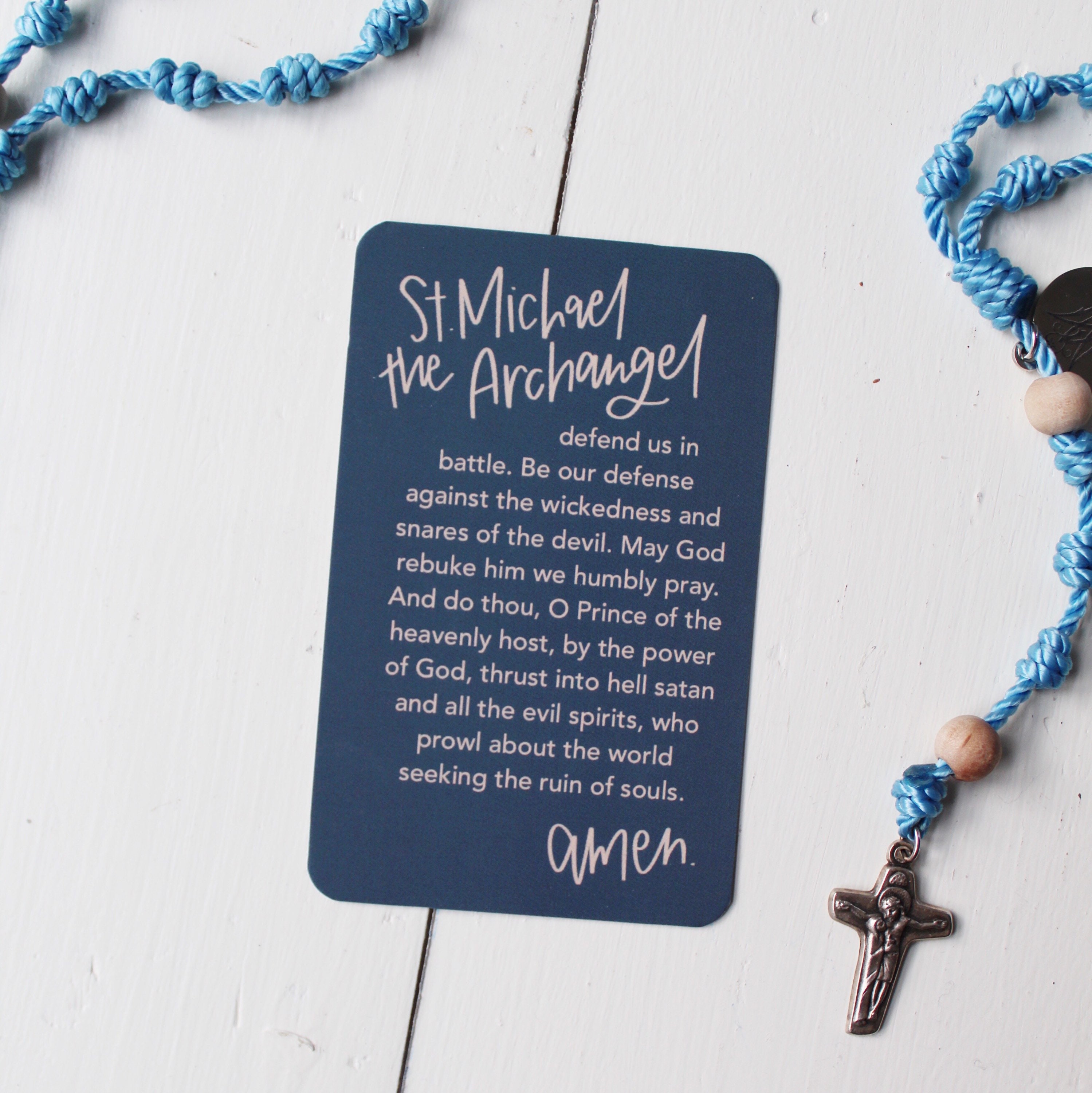 St. Michael the Archangel Prayer Catholic Saint Archangel | Etsy