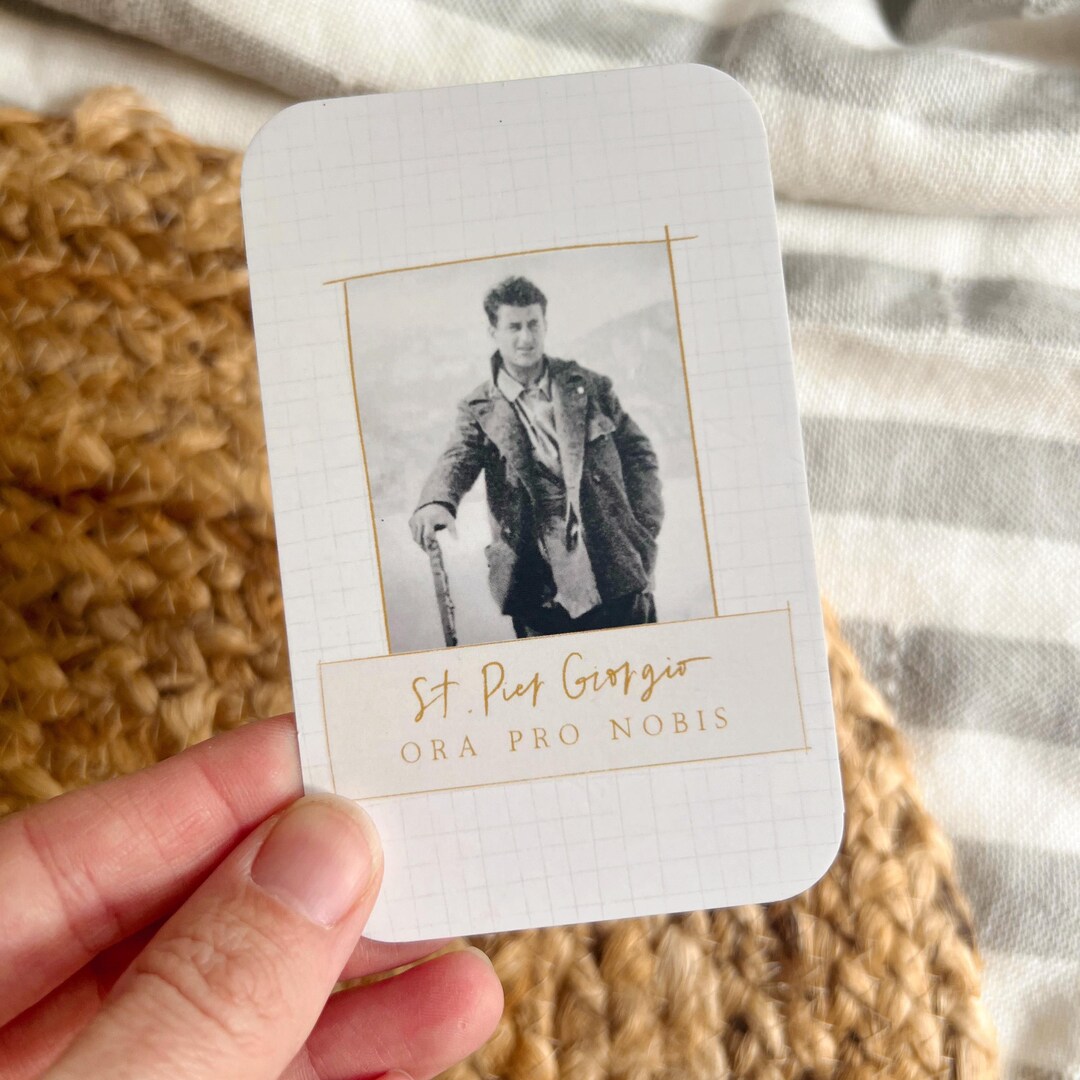 St. Pier Giorgio Frassati Prayer Card - Holy Card - Catholic Patron ...