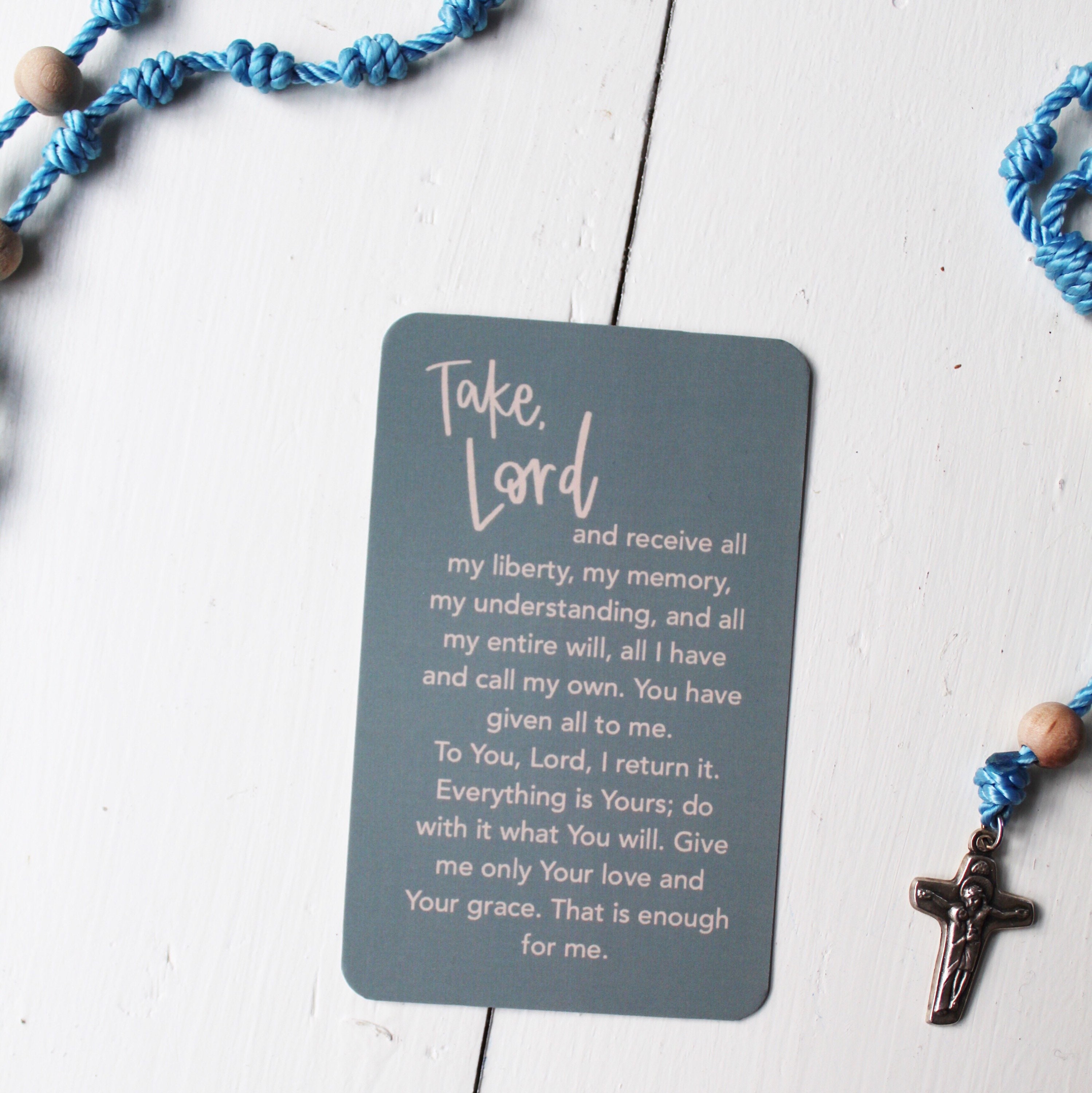 Suscipe Prayer St. Ignatius Catholic Saint Surrender | Etsy