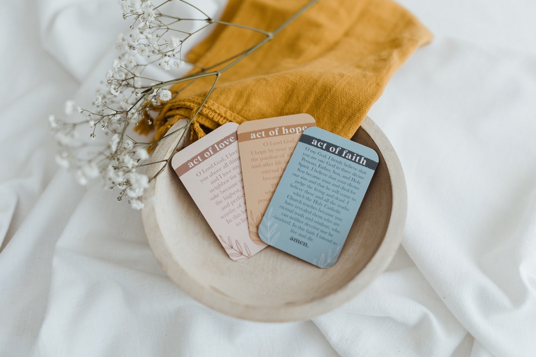 Act of Faith, Hope, and Love - Theological Virtues - Catholic Prayers ...