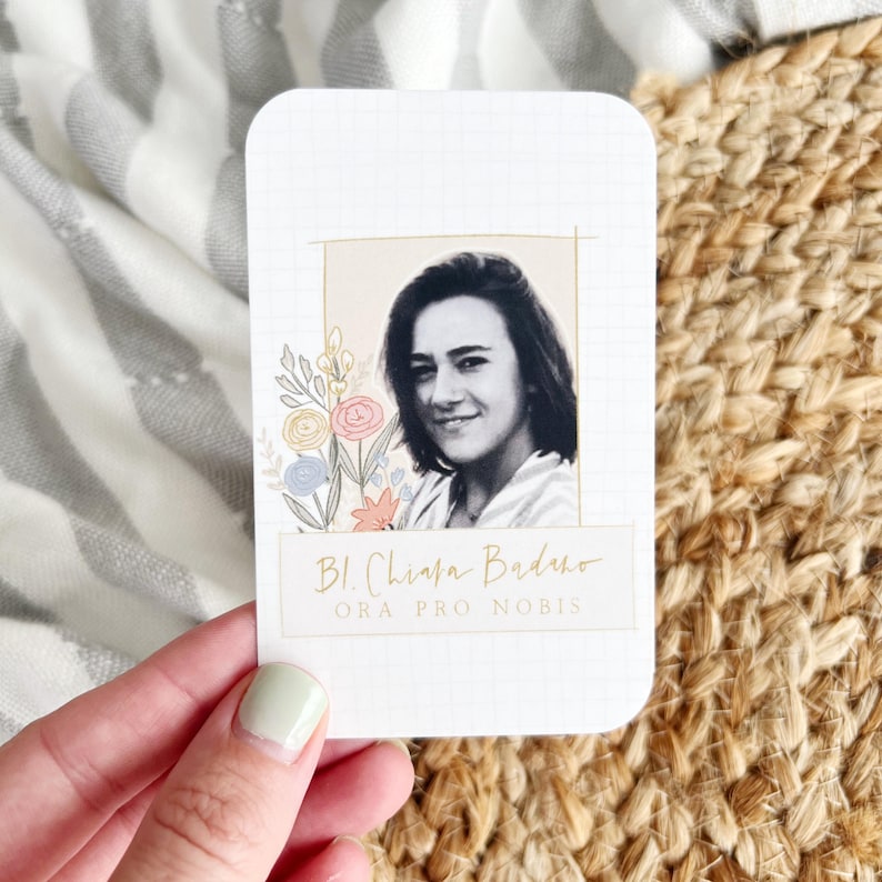 Bl. Chiara Badano Prayer Card - Holy Card - Catholic Patron Saint - Etsy