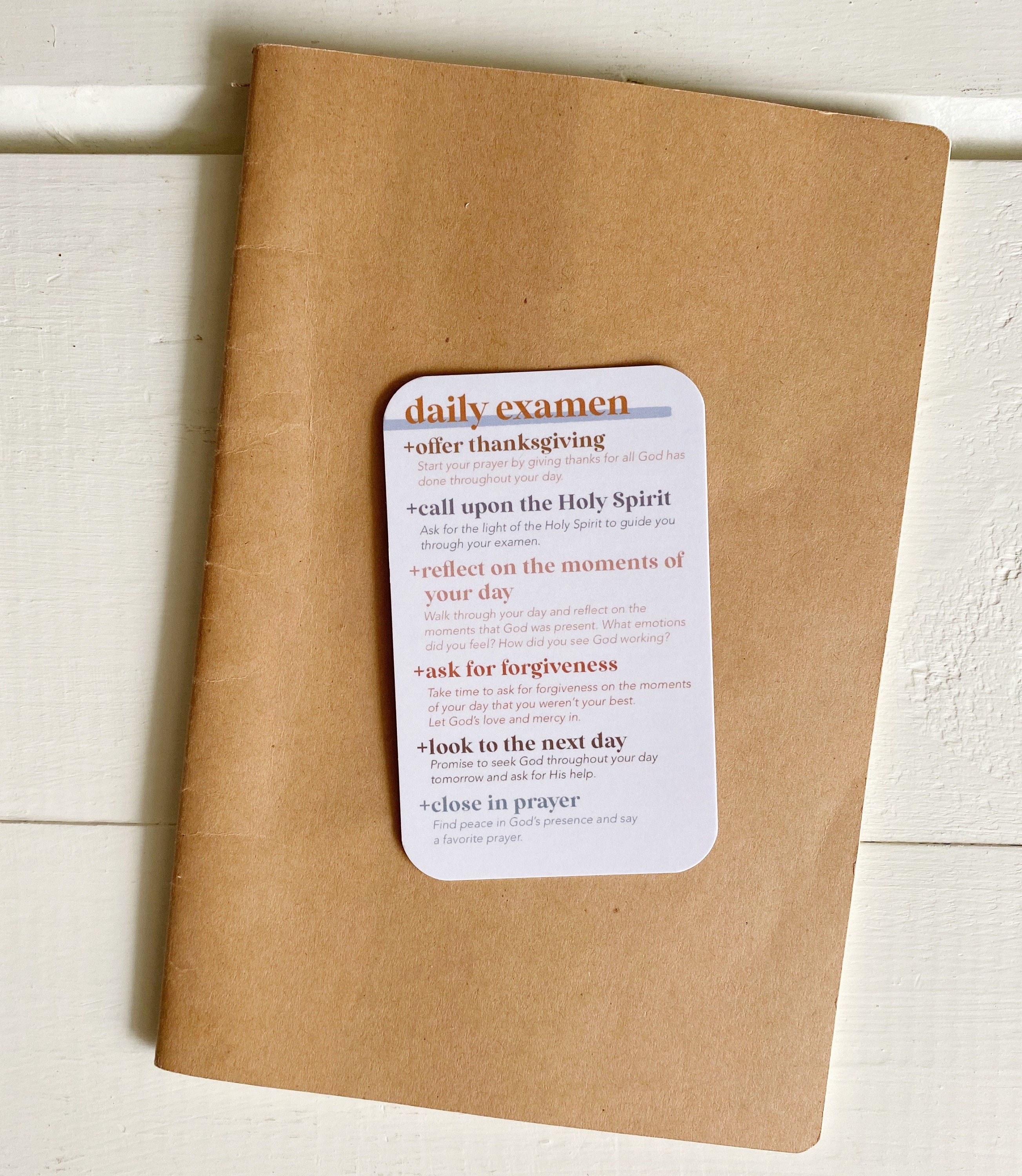 Daily Examen Prayer Card Examen of Conscience St. Ignatius | Etsy Australia