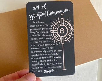 Adoration Holy Card - Etsy