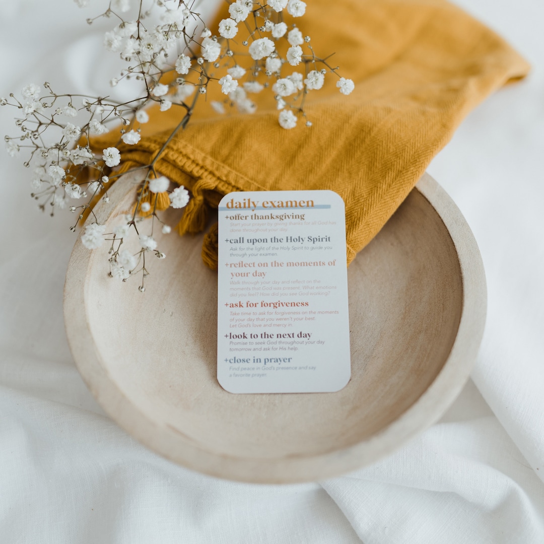 Daily Examen Prayer Card - Examen of Conscience - St. Ignatius ...