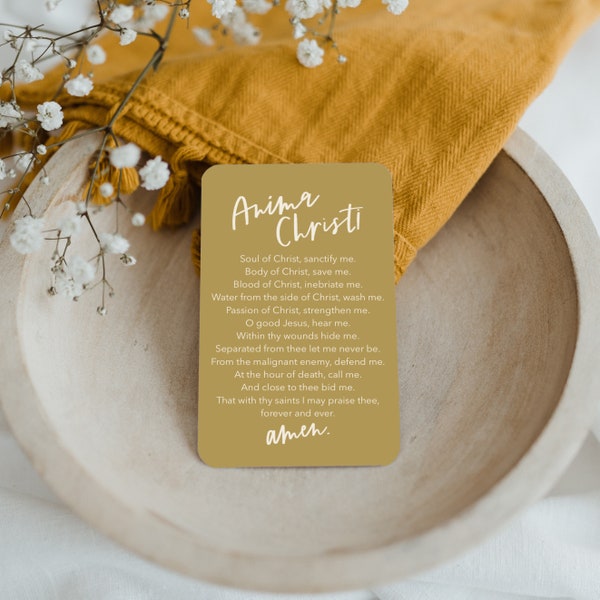 Catholic Adoration Prayer Card - Etsy