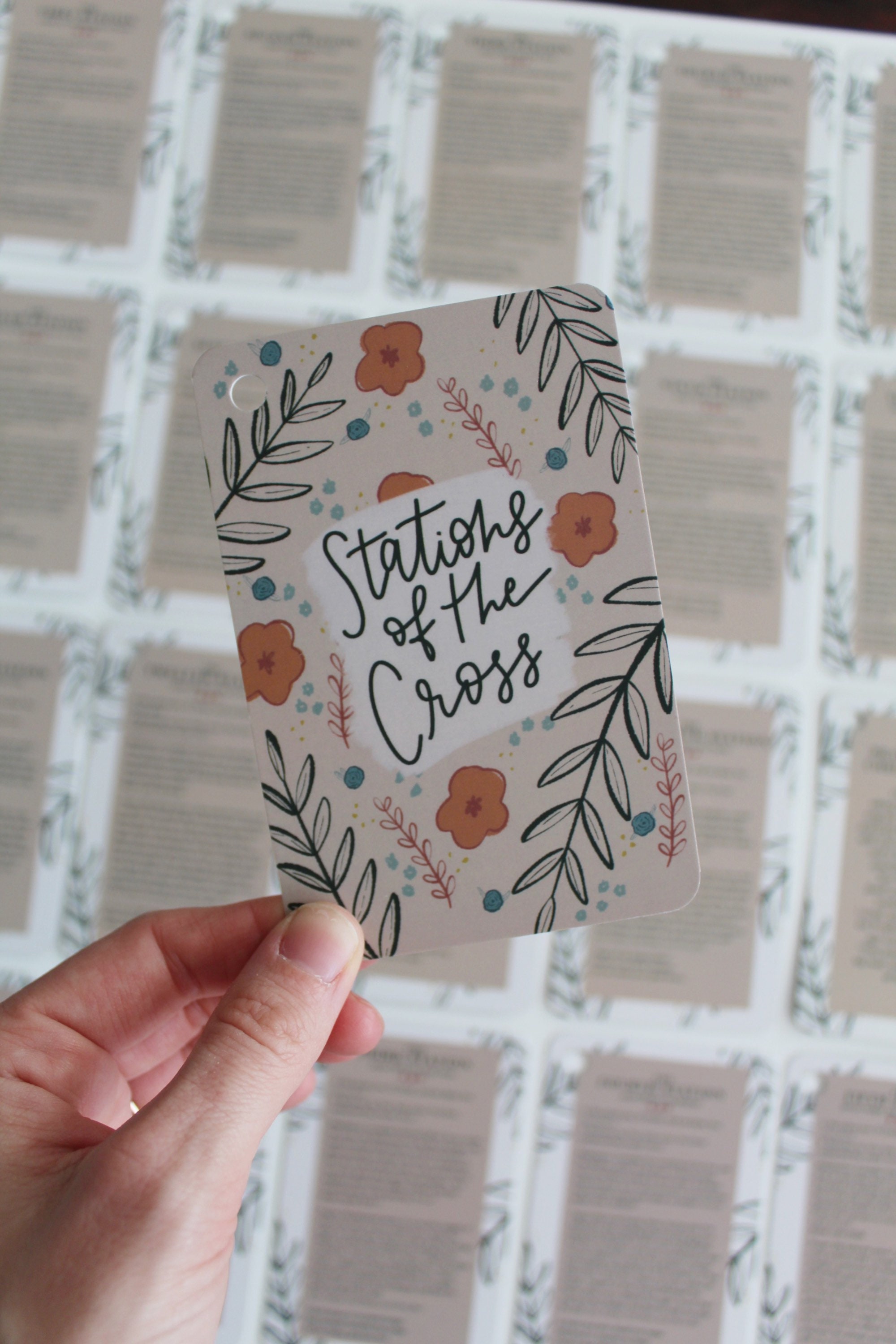 Stations of the Cross Prayer Cards - Catholic Prayers - Lent - Ways of ...