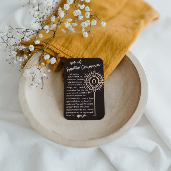 Catholic Adoration Prayer Card - Etsy