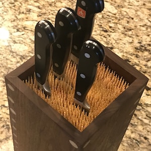 Custom Knife Block - Etsy
