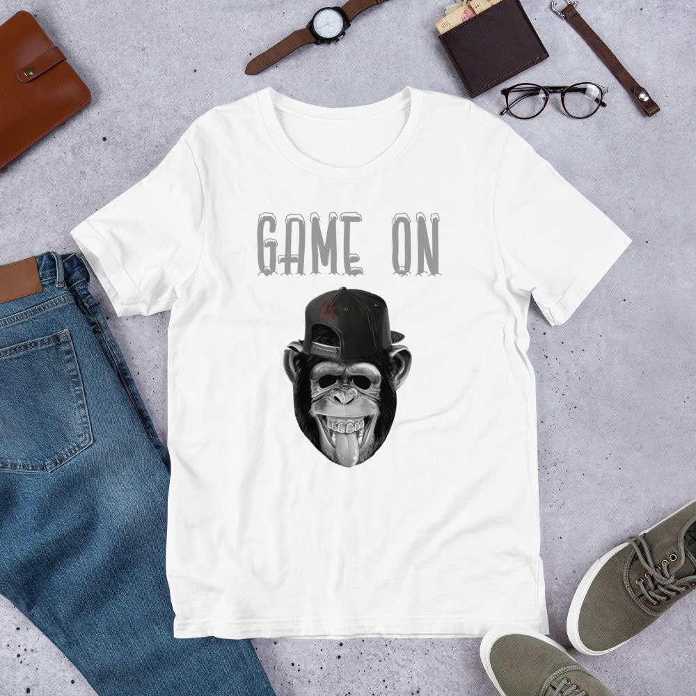 Monkey Tshirt Funny Monkey T-shirt for Men Bella and Canvas - Etsy