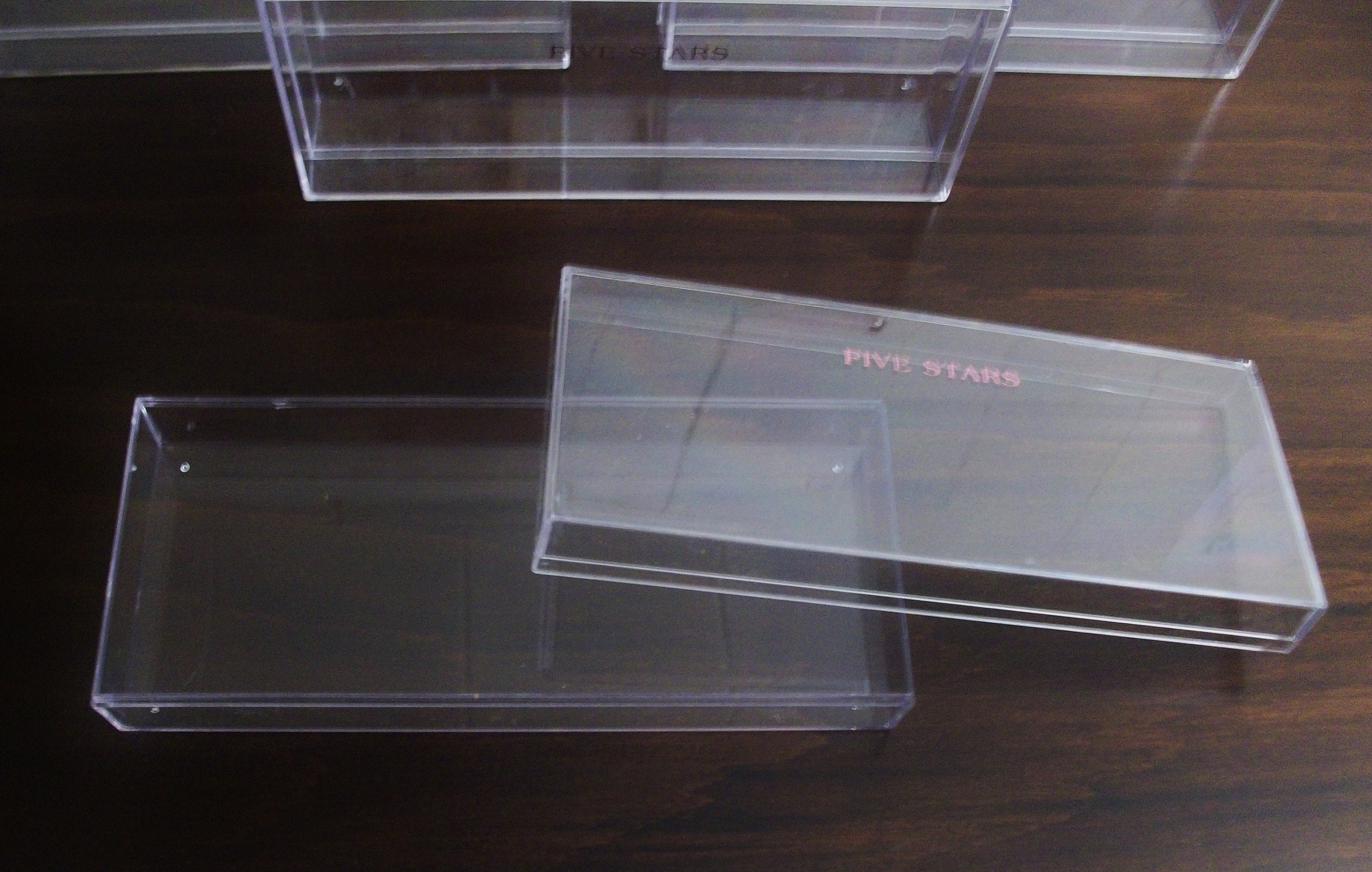 Set of 4 Plastic Cases Clear Display or Gift Case 8.25 X - Etsy