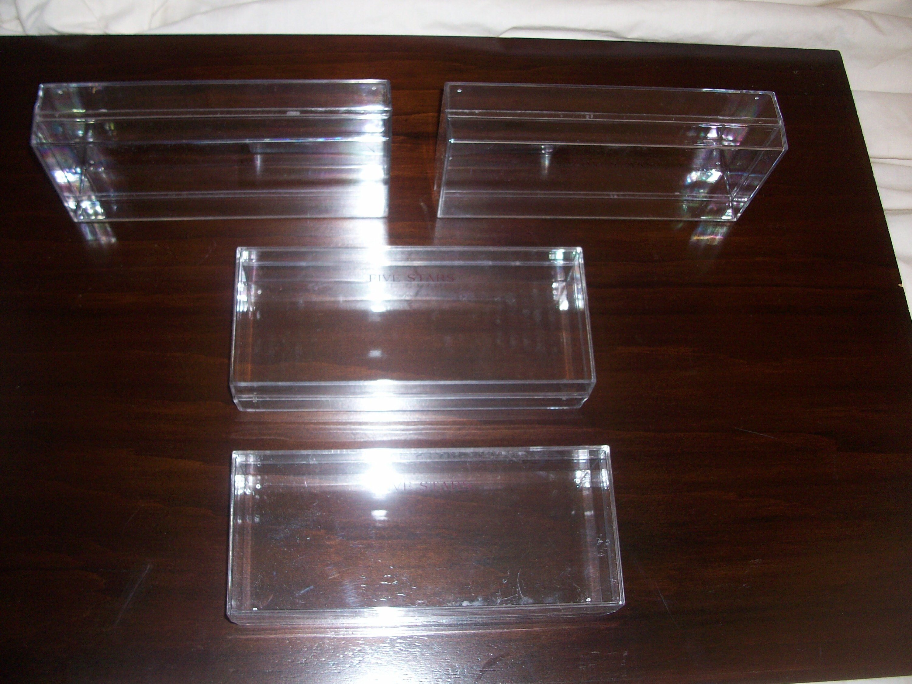 Set of 4 Plastic Cases Clear Display or Gift Case 8.25 X - Etsy