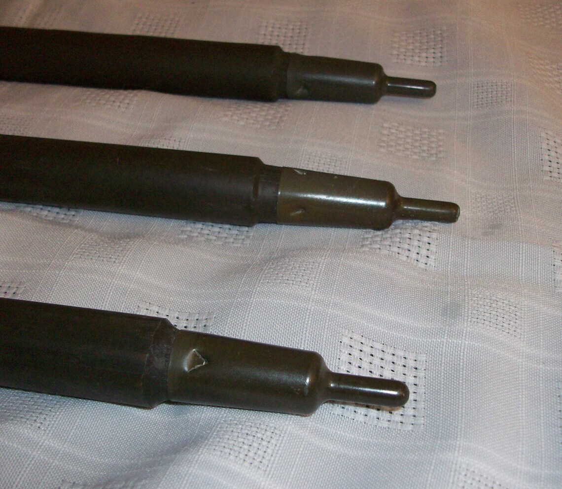 US Military Issued Poles for Half Tent Set of 6 Interlocking Poles ...