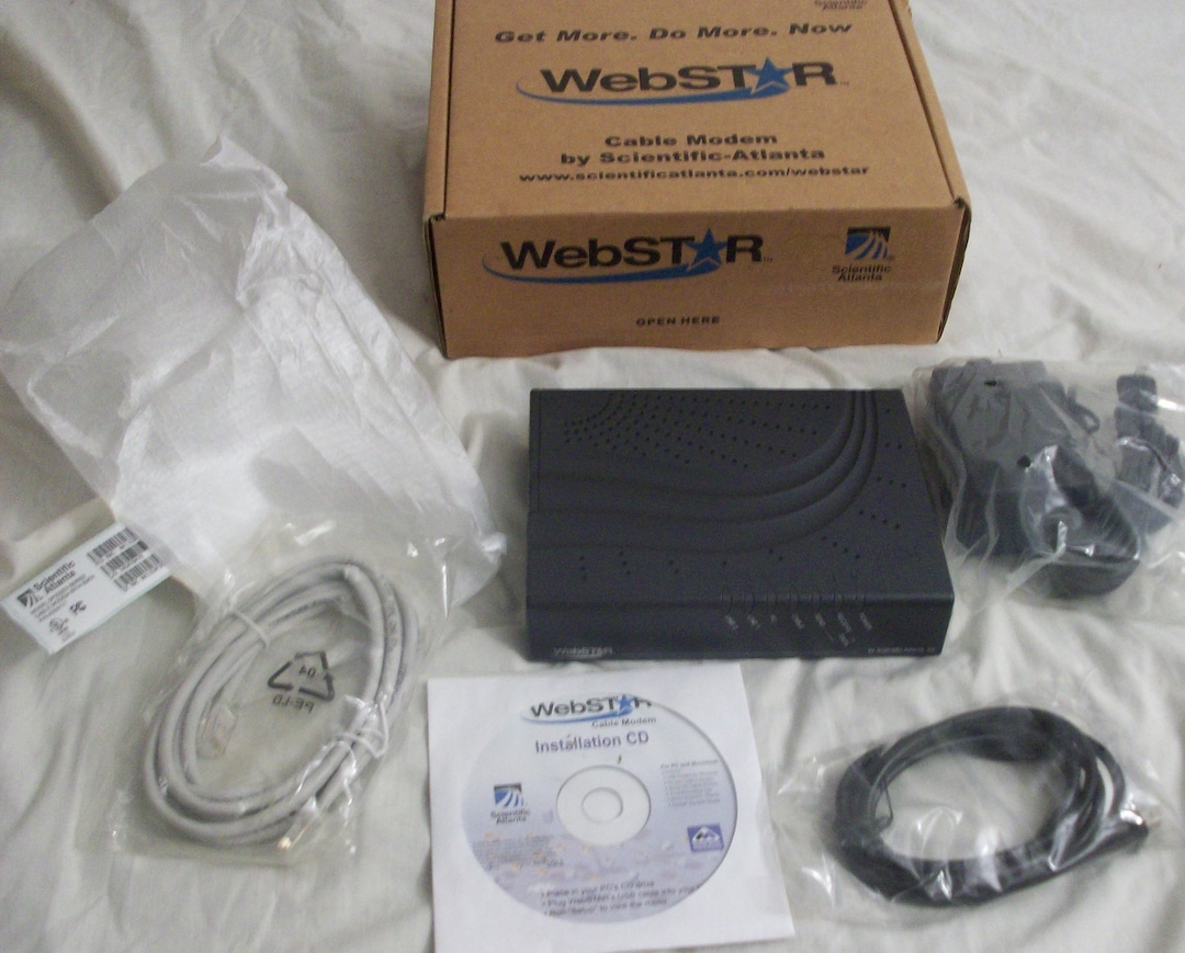 Webstar Modem Scientific Atlanta Model DPX2203 Vintage Computer Modem ...