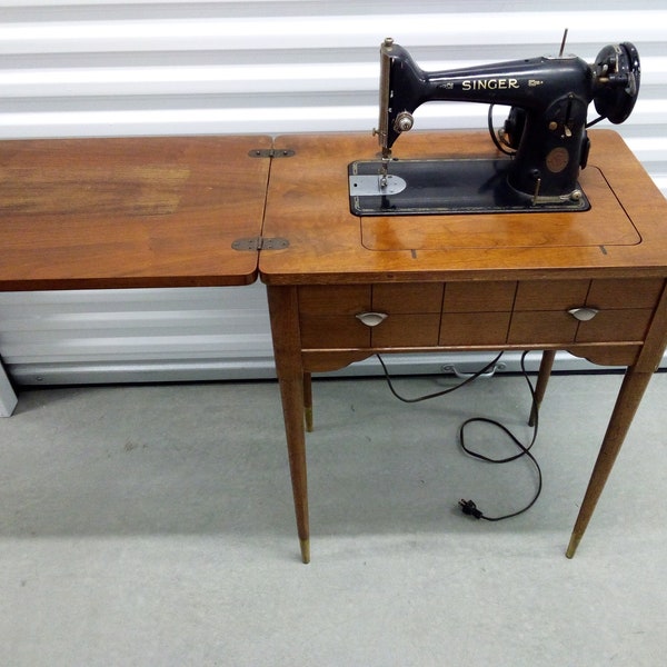 Singer Sewing Machine Cabinet - Etsy