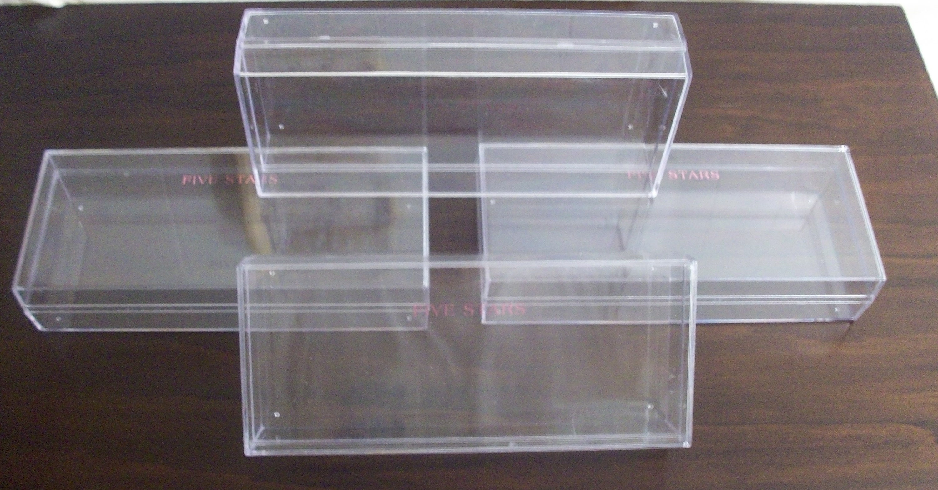 Set of 4 Plastic Cases Clear Display or Gift Case 8.25 X - Etsy