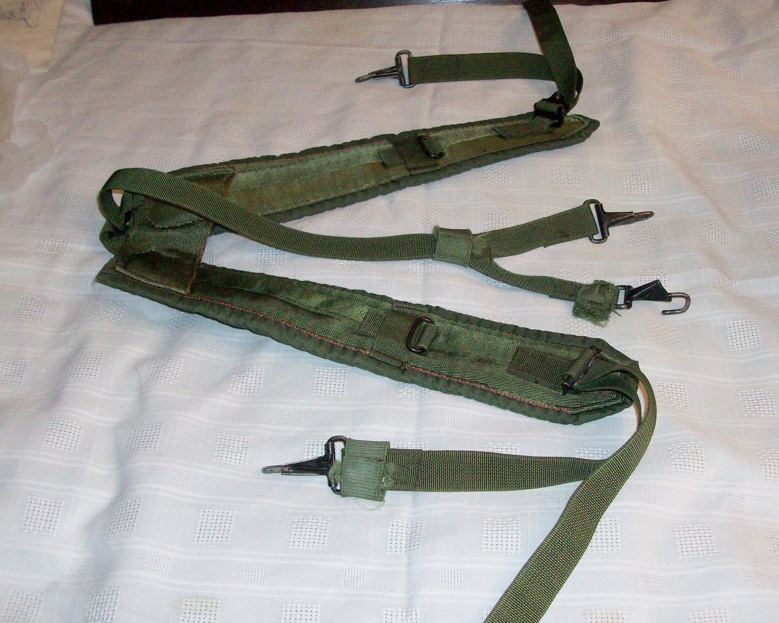 US Army Military Issued Alice Y Backpack Shoulder Straps Suspenders, LC ...