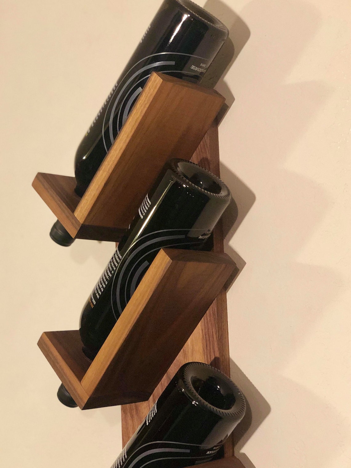Wood Checkmark Wine Rack - Etsy