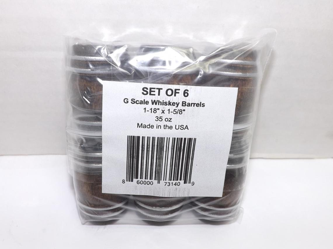 G Scale Whiskey Barrels 1/24 Scale Diorama TRAIN Mini Whiskey Barrel ...