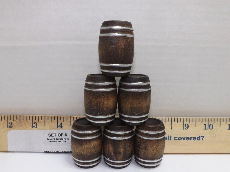 G Scale Whiskey Barrels 1/24 Scale Diorama TRAIN Mini Whiskey Barrel ...