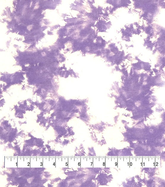 Purple Tie Dye, FLANNEL Fabric by the Yard - Etsy