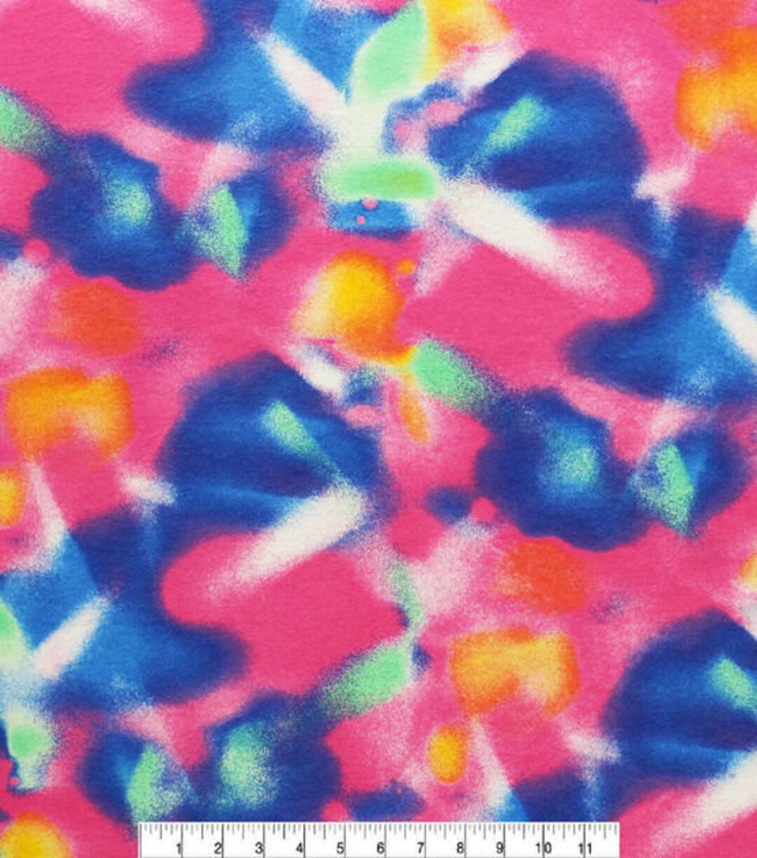 Neon Lights, FLANNEL Fabric by the Yard - Etsy
