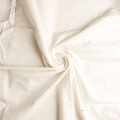 Solid White Flannel Fabric by the Yard 100% Soft Cotton - Etsy