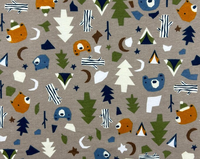 Tossed Wilderness Baby, FLANNEL Fabric by the Yard - Etsy