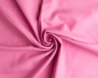 Prism Pink Solid FLANNEL Fabric by the Yard - Etsy