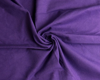 Flannel Fabric Purple Solid by the Yard 100% Cotton Flannel - Etsy