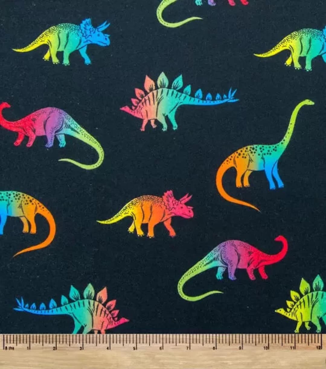 Ombre Dinosaur, FLANNEL Fabric by the Yard - Etsy