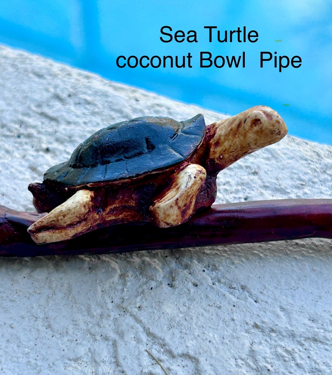 Sea Turtle Pipe, Smoking Hand Pipe,handmade Spiritual Pipe,smokers Gift ...