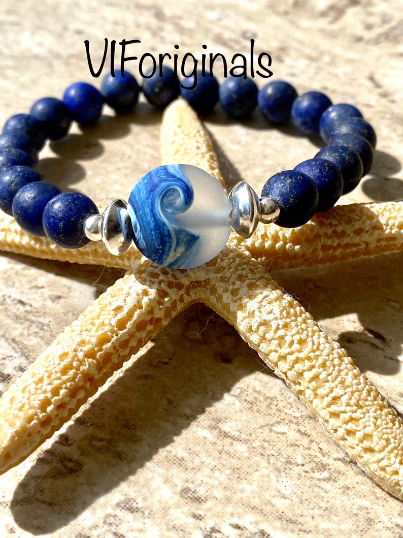 Ocean Inspired Handmade Wave Bracelet Ocean Lover Womens - Etsy