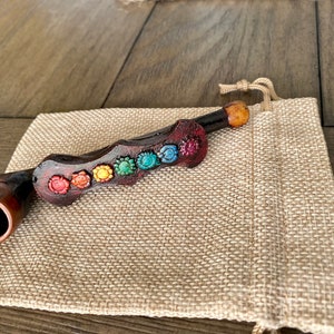 Chakra Pipe, Smoking Hand Pipe,handmade Spiritual Pipe,smokers Gift ...