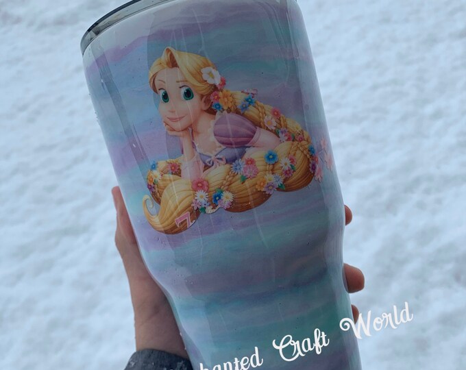 Tangled Rapunzel Stainless Tumbler - Pascal- Disney - Disneyland - Etsy