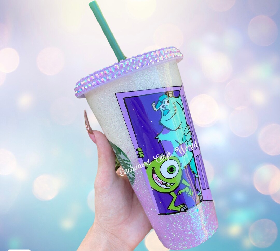 Monsters Cold Cup Tumbler - Monsters Inc - Boo - Sully - Glitter ...