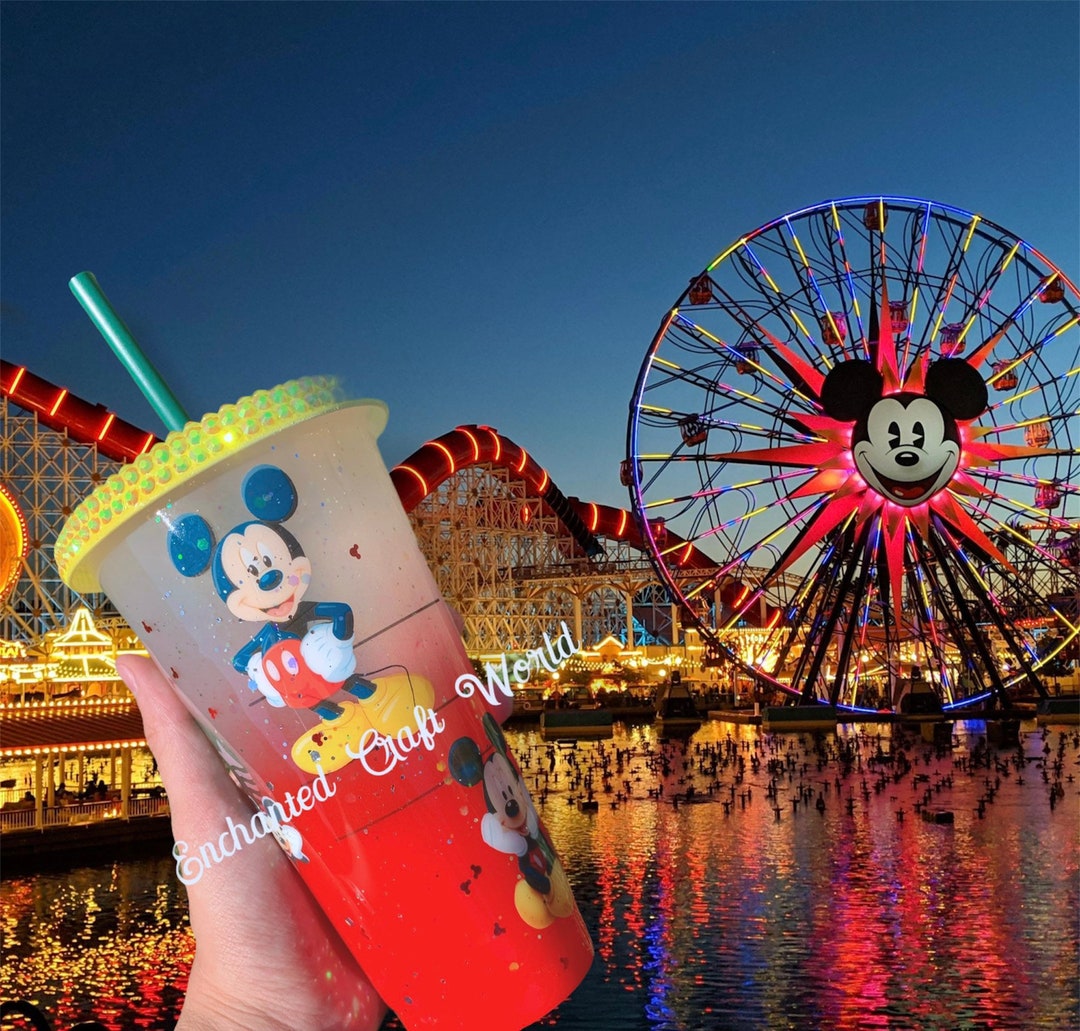 Mouse Cold Cup Tumbler - Mickey - Mickey Mouse - Bling - Etsy