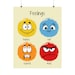 Intro to Feelings Emotions Poster, Children's Face Emotion Board ...
