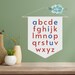 Montessori Alphabet Pennant Banner, Kids Bedroom Wall Hanging Decor ...