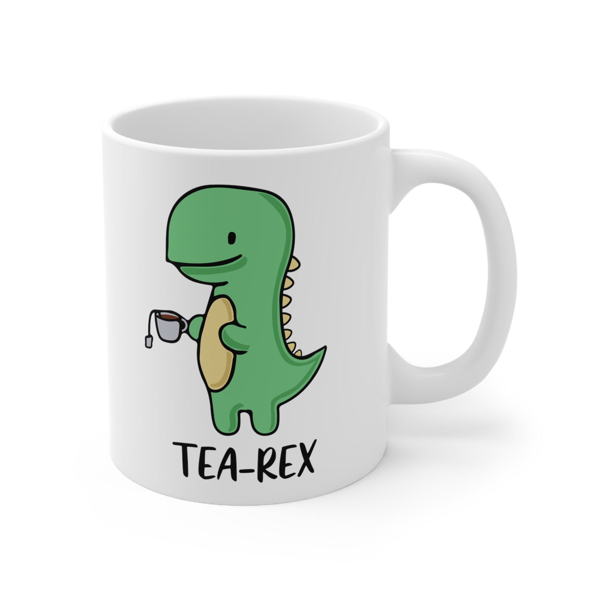 T-rex Mug, Tea Rex, Dino Cup, Dinosaur Ceramic Mug 11oz - Etsy