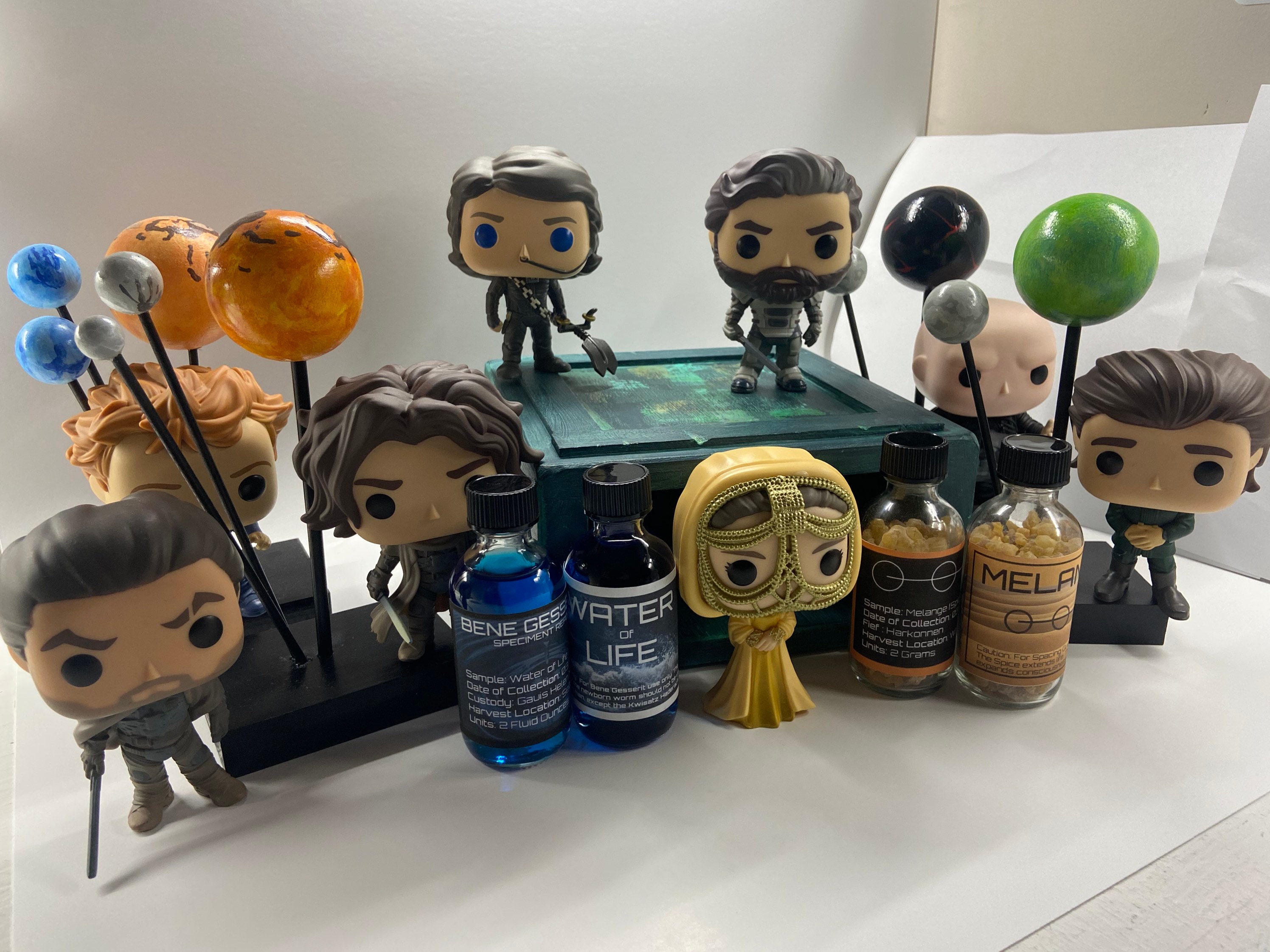 Giedi Prime dune Planet With Moon - Etsy