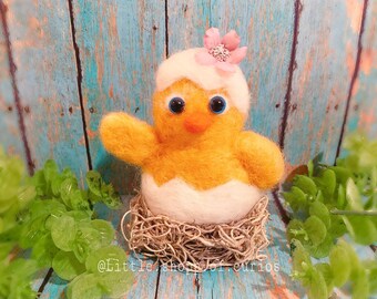 Needle Felt Chick | Etsy
