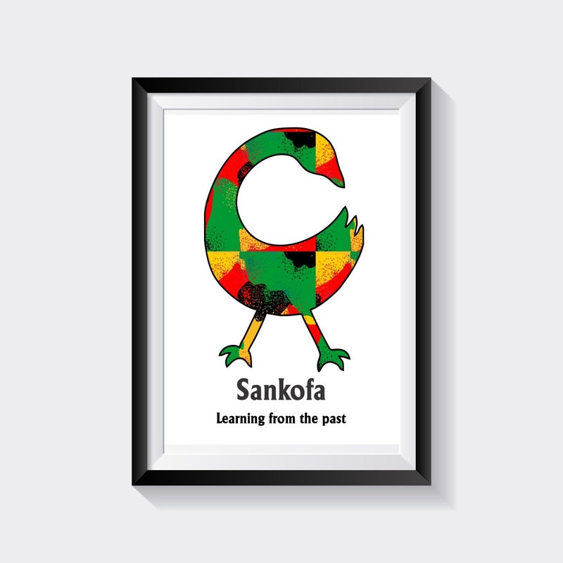 Sankofa Wall Art - Etsy