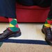 Dress Socks red Green Gold Argyle Socks Colorful Socks - Etsy