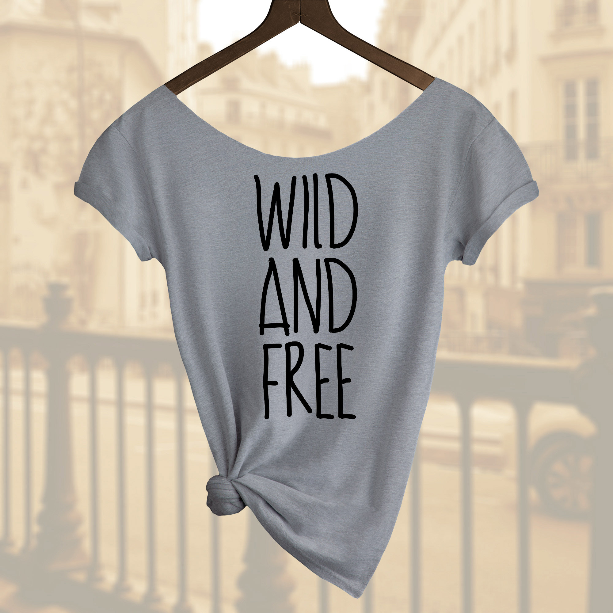 Wild and Free Shirt. Girls Night Out. Women's off Shoulder - Etsy