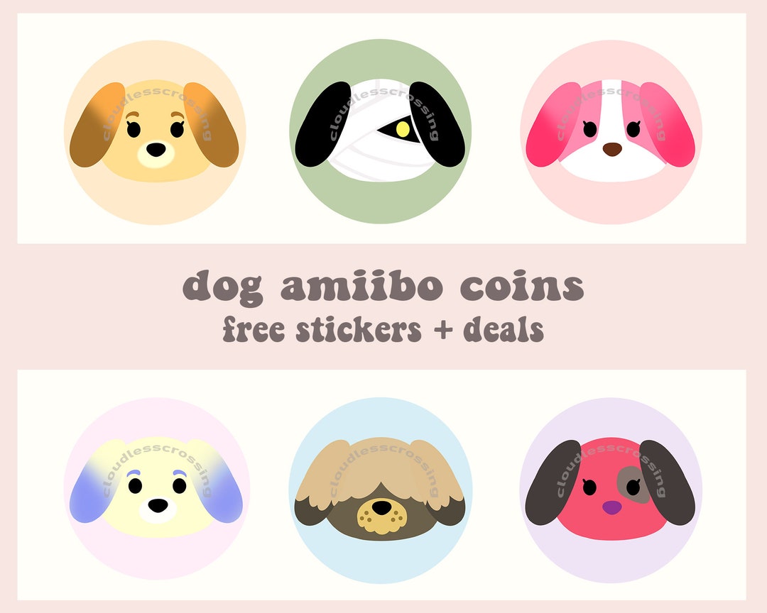 ACNH Illustrated Animal Crossing New Horizons Amiibo Coins. - Etsy